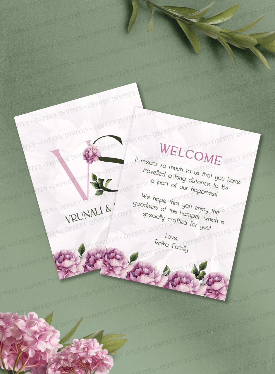 Hamper Notes – Personalised Luxury Tags – Osprey Invites